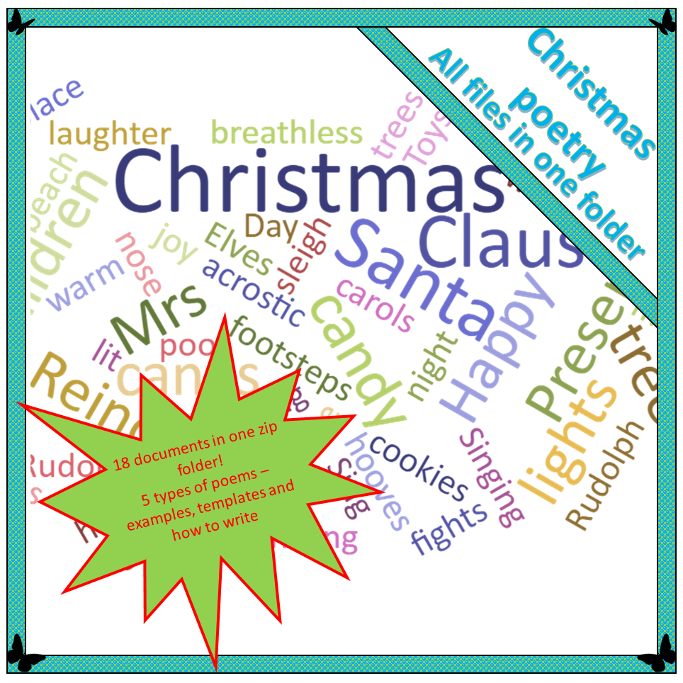 Christmas poetry – writing with children – readilearn