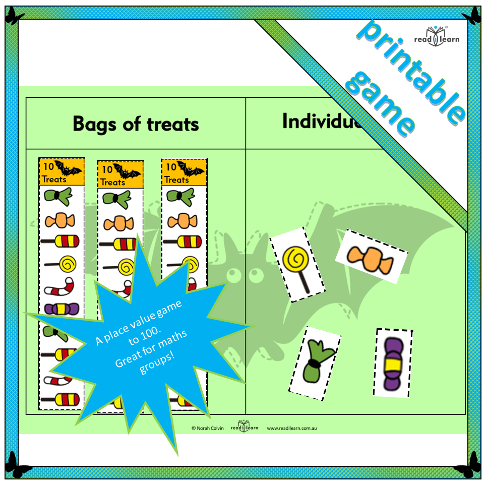 Collect the treats — a place value game for Halloween – readilearn