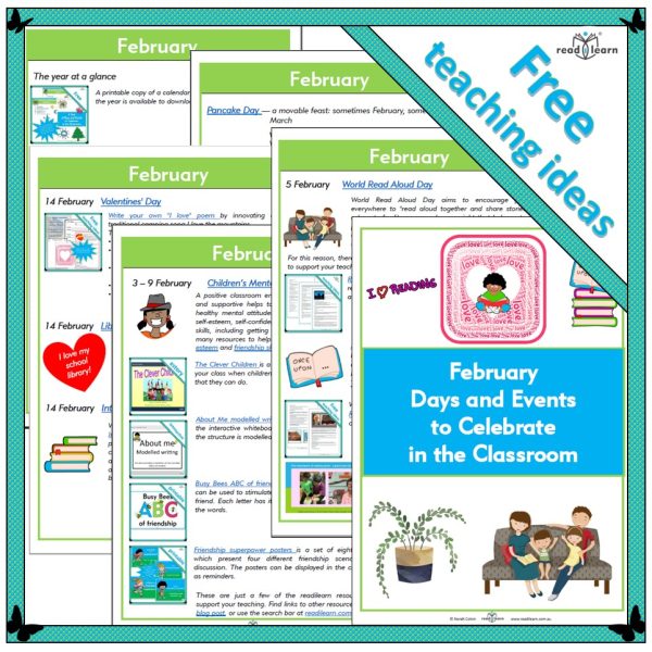 February Days and Events to Celebrate in the Classroom – readilearn