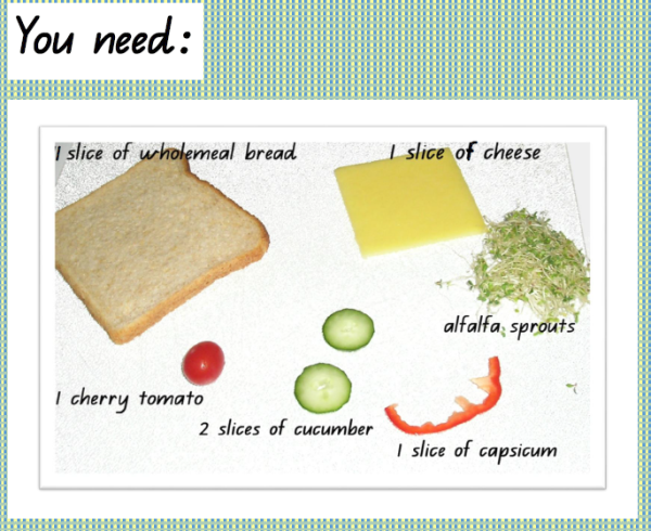 How to make a healthy smiley face sandwich – readilearn