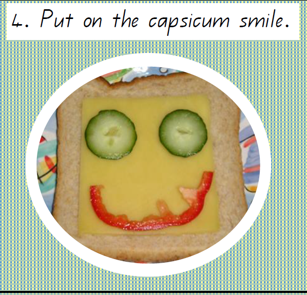 How to make a healthy smiley face sandwich – readilearn