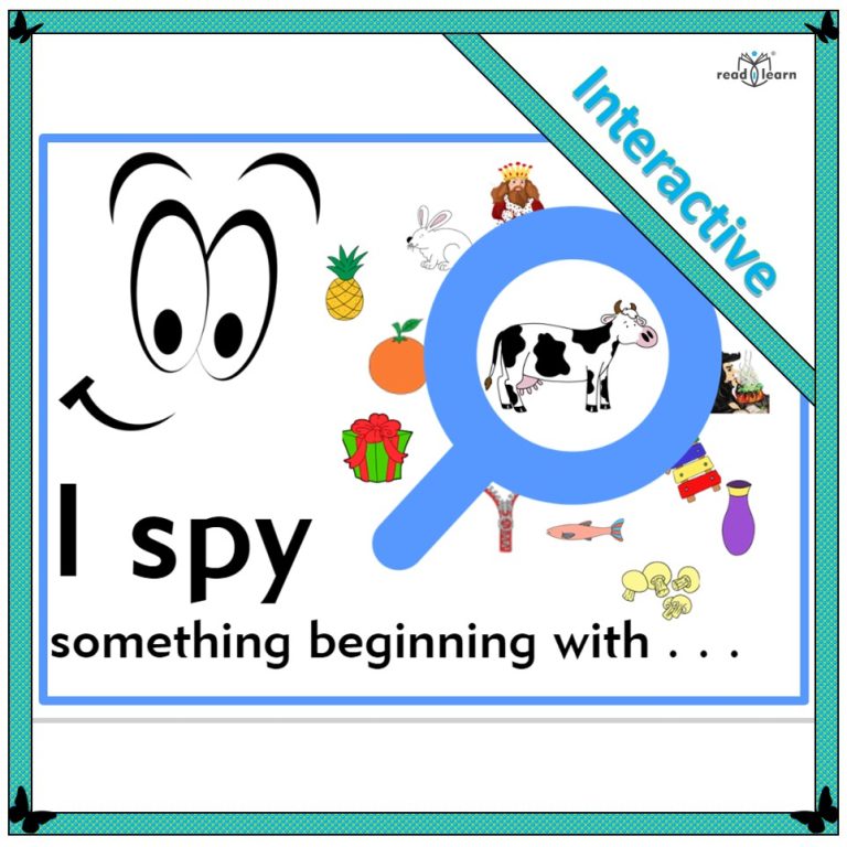 I spy something beginning with – readilearn