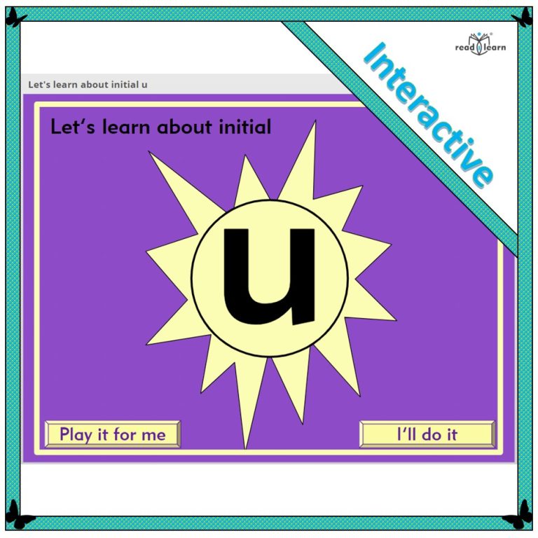 Let’s learn about initial u – readilearn