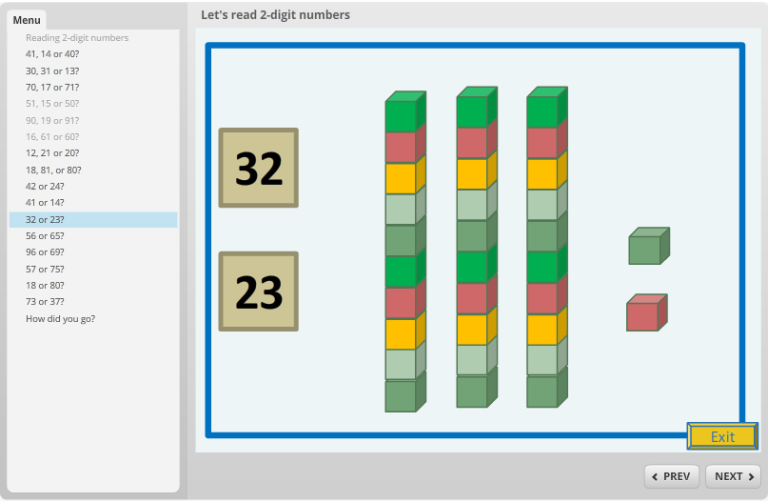 Let’s read 2-digit numbers – readilearn