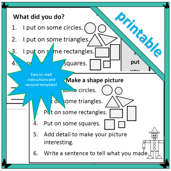 Make a shape picture – readilearn