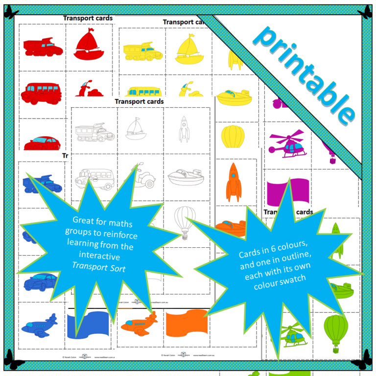 Transport cards – readilearn
