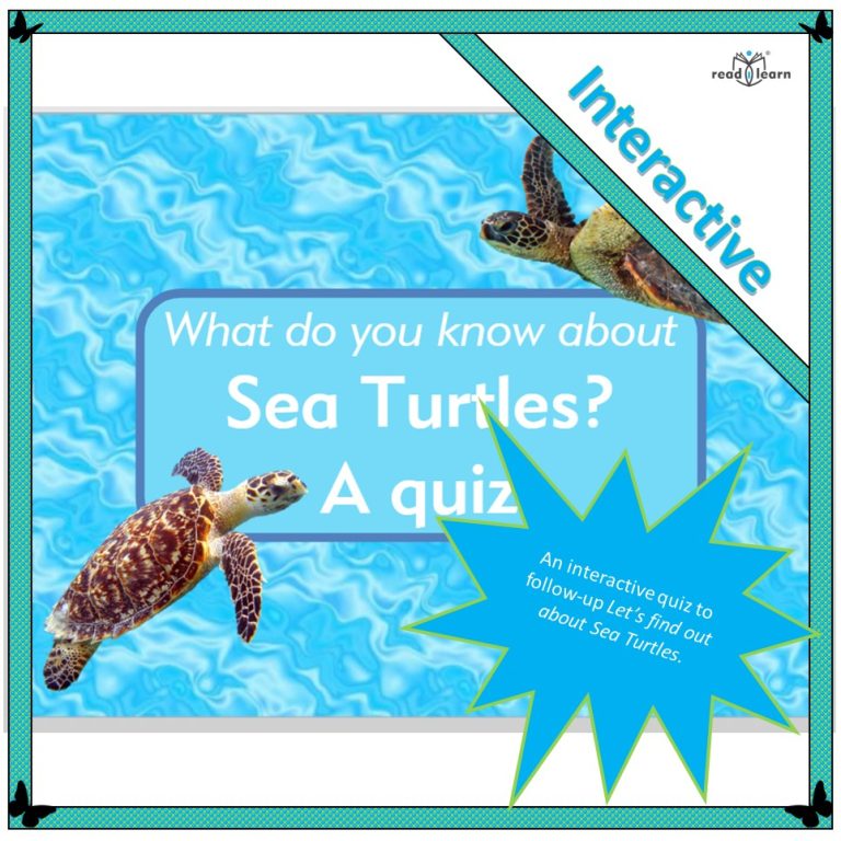 What do you know about Sea Turtles? A quiz – readilearn