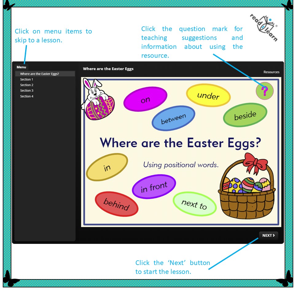 Where are the Easter eggs? – readilearn