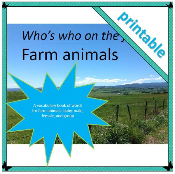 Who’s who on the farm? Farm animals – readilearn