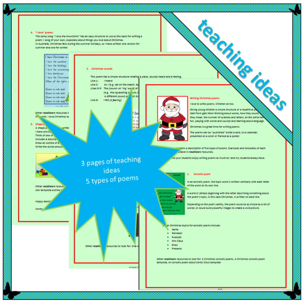 9 square Christmas puzzle – readilearn