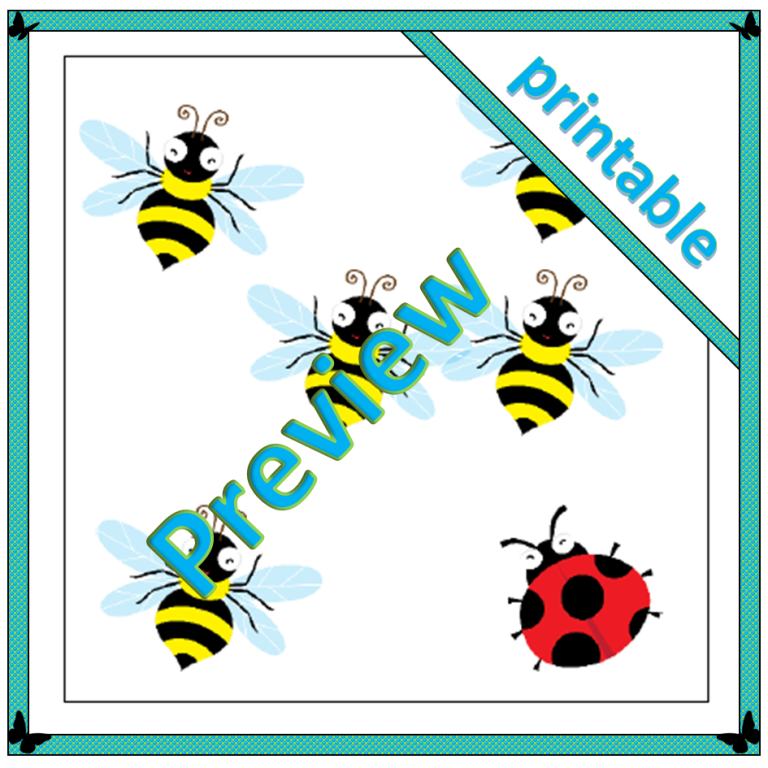 Busy Bees 100 chart – readilearn