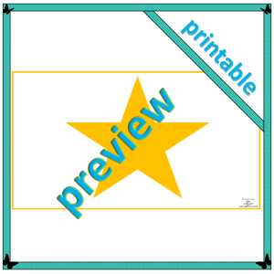 The star template yellow – readilearn