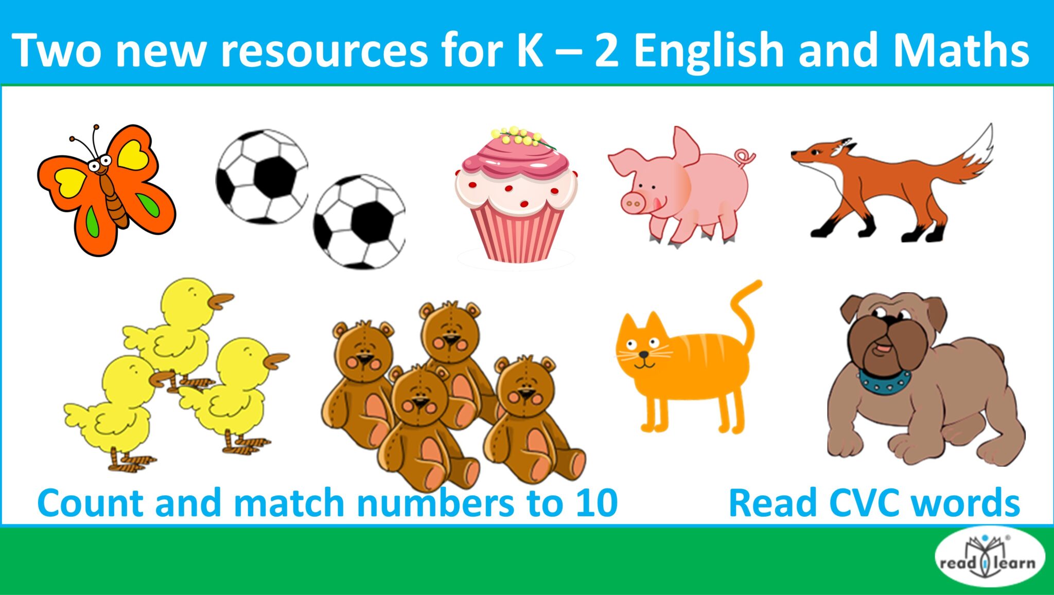 Two new resources for K – 2 English and Maths – readilearn