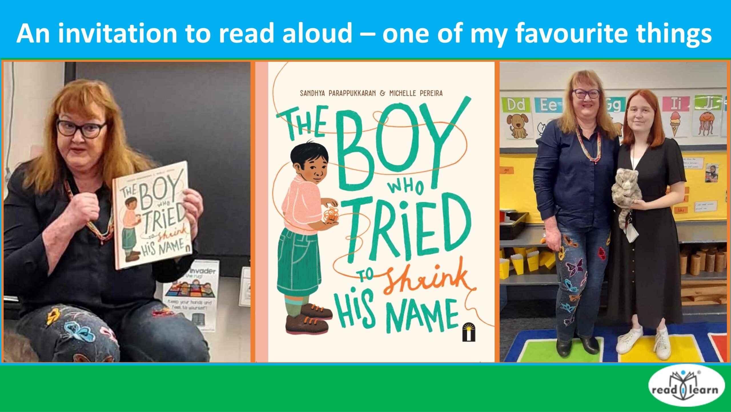 An invitation to read aloud – one of my favourite things – readilearn