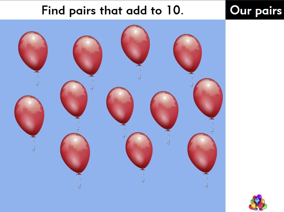New lessons in matching numbers that add to ten – readilearn