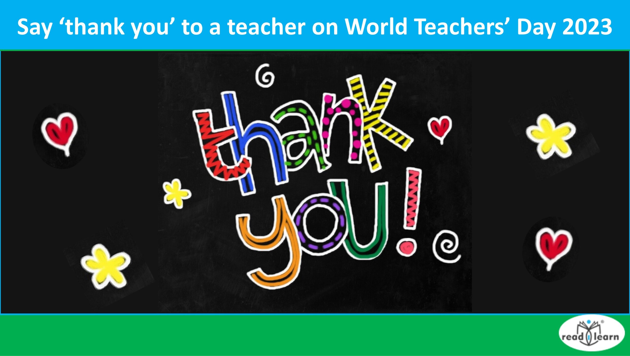 Say ‘thank you’ to a teacher on World Teachers’ Day 2023 – readilearn
