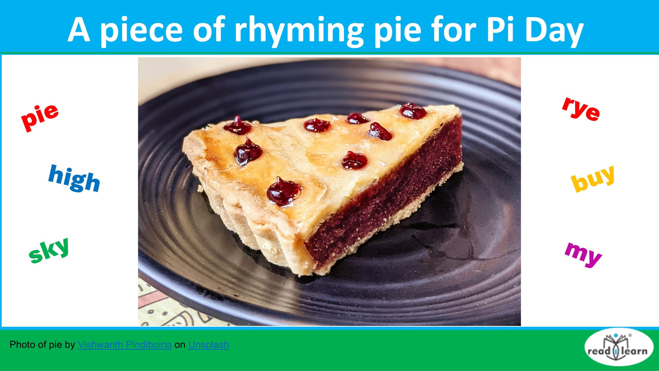 A piece of rhyming pie for Pi Day – readilearn