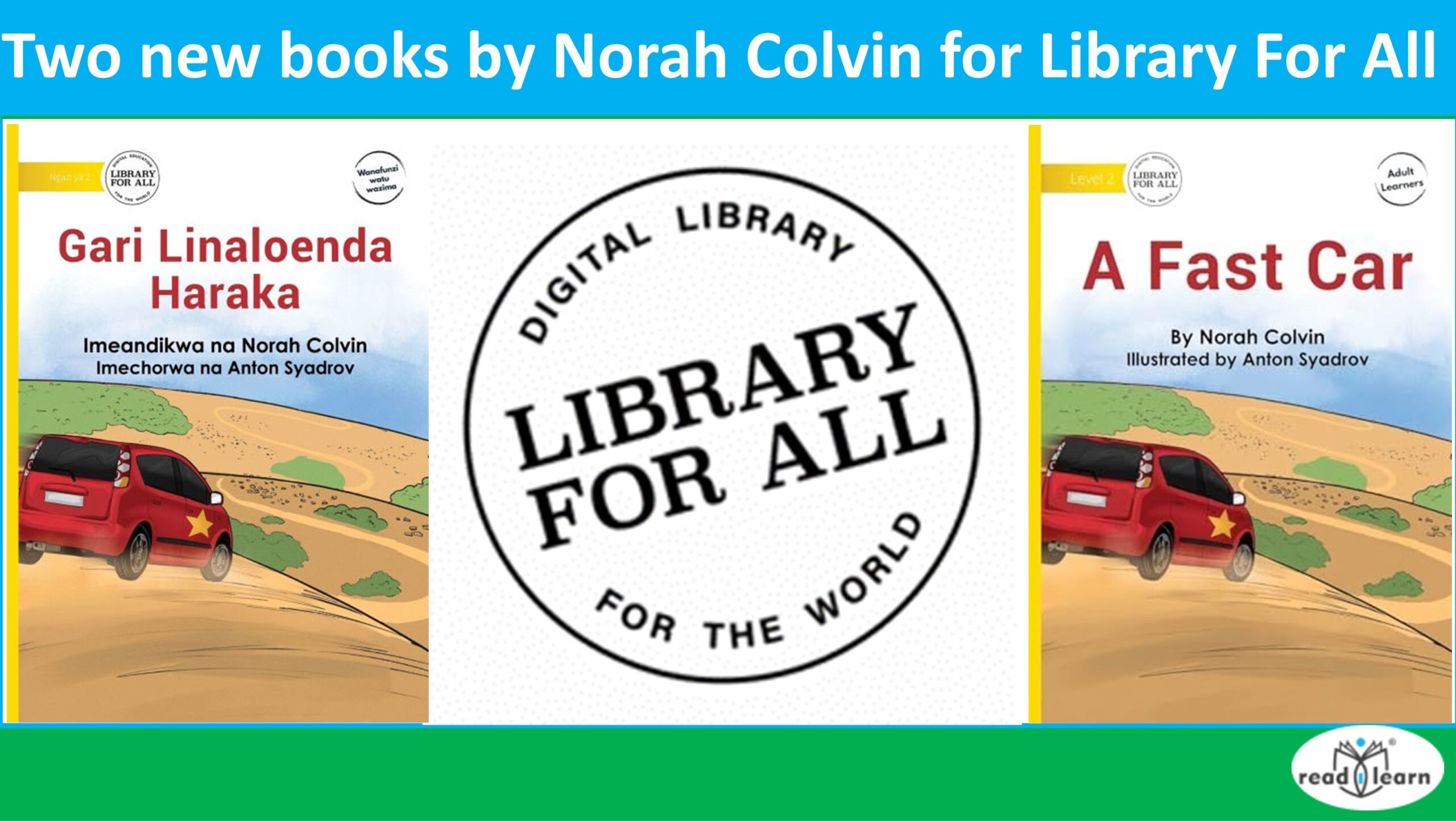 Two new books by Norah Colvin for Library For All – readilearn